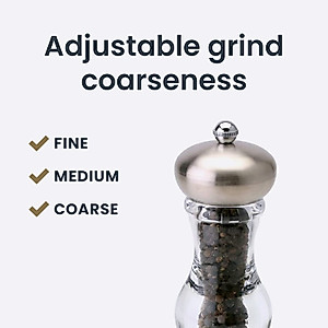 Olde Thompson 7" Del Norte Adjustable Pepper Mill