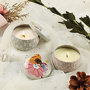 12 Constellations Scented Candles Gift Set 2.5oz Aromatherapy Candles Strong Fragrance Portable Travel Tin Jar Candles Gifts for Home Scented Decoration Birthday Valentine'sDay