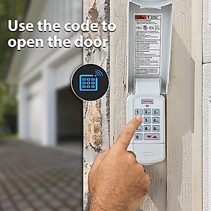 Wireless Garage Door Remote Opener Keyless Keypad Fits for Genie Intellicode Older Models GWKP, GWK-IC, ACSDG, ACSDA1