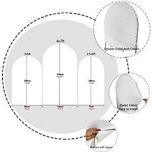 ittsmnt Arch Backdrop 4X7ft Old Wood Arched Wall Covers Stretchy Photography Background for Party Decorations Wedding Banquet Bridal Baby Shower Decor Banner Birthday Parties Props