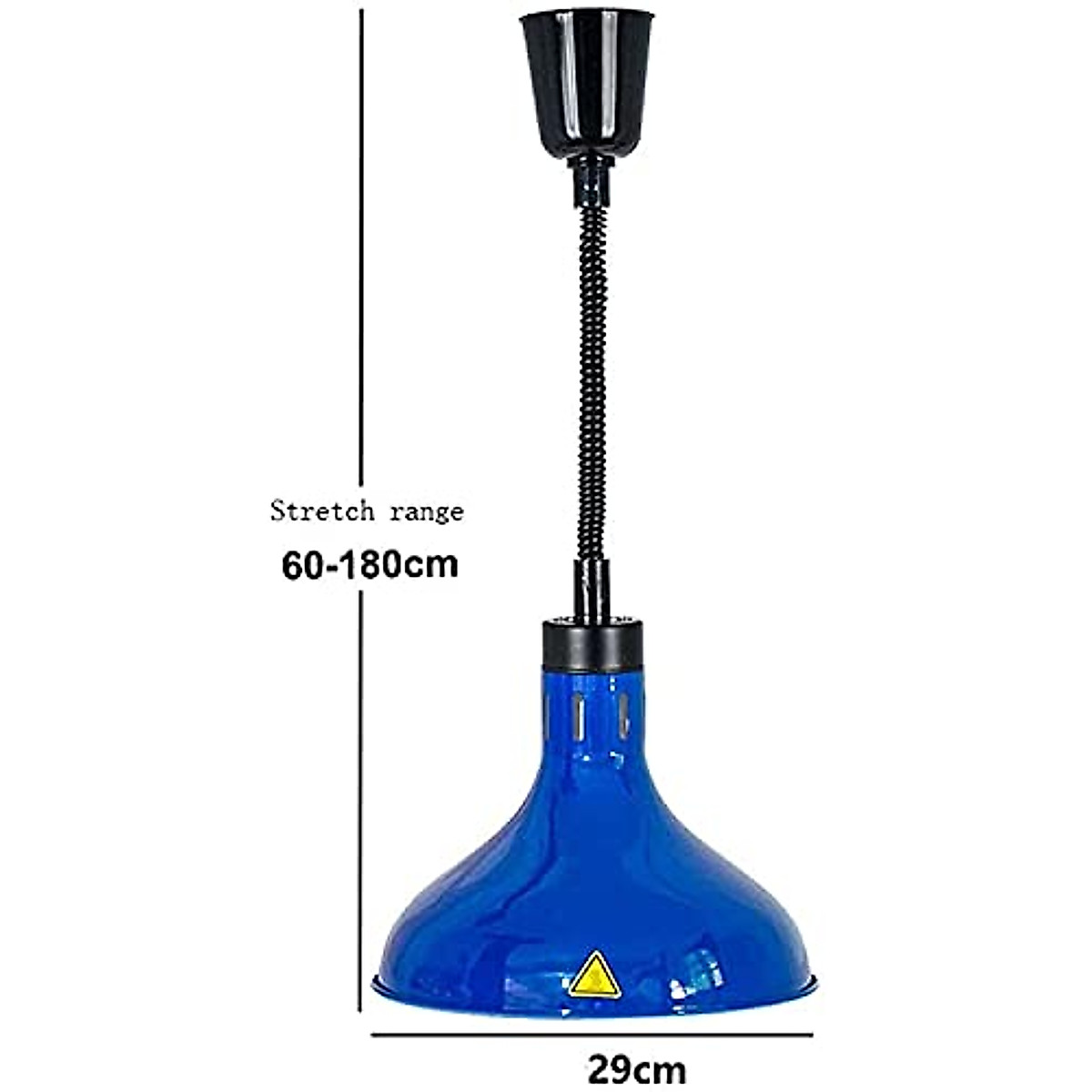 Heat Lamp Food Warmer Food Warmer Lamp, Retractable Food Heating Lamp High Power Light Stainless Steel Shell Used to Keep Food Warm, with Bulb, 3-Pack 220V 250W