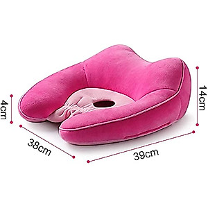 car seat cushion Beautiful Buttocks Cushion Comfort Chair Tailbone Pillow Ventilated Designed for Hip Back Sciatica Pain Relief Ergonomic Pillow Curved Surface Slow Rebound office chair cushion zhuang
