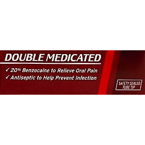 Orajel 3X for Toothache & Gum Pain: Maximum Gel Tube 0.42oz - From #1 Oral Pain Relief Brand - Orajel for Instant Pain Relief