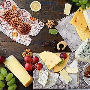 Wax Paper Food Colored Candy Wax Baking Greaseproof Wrapping Paper 100 pcs for Christmas 9.84 x 13.77 inches