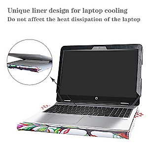 Alapmk Protective Case Cover for 15.6" HP ProBook 650 G4 G3 G2 G1/ProBook 655 G3 G2 G1 Series Laptop [Warning:Not fit ProBook 450/ProBook 455],Love Tree