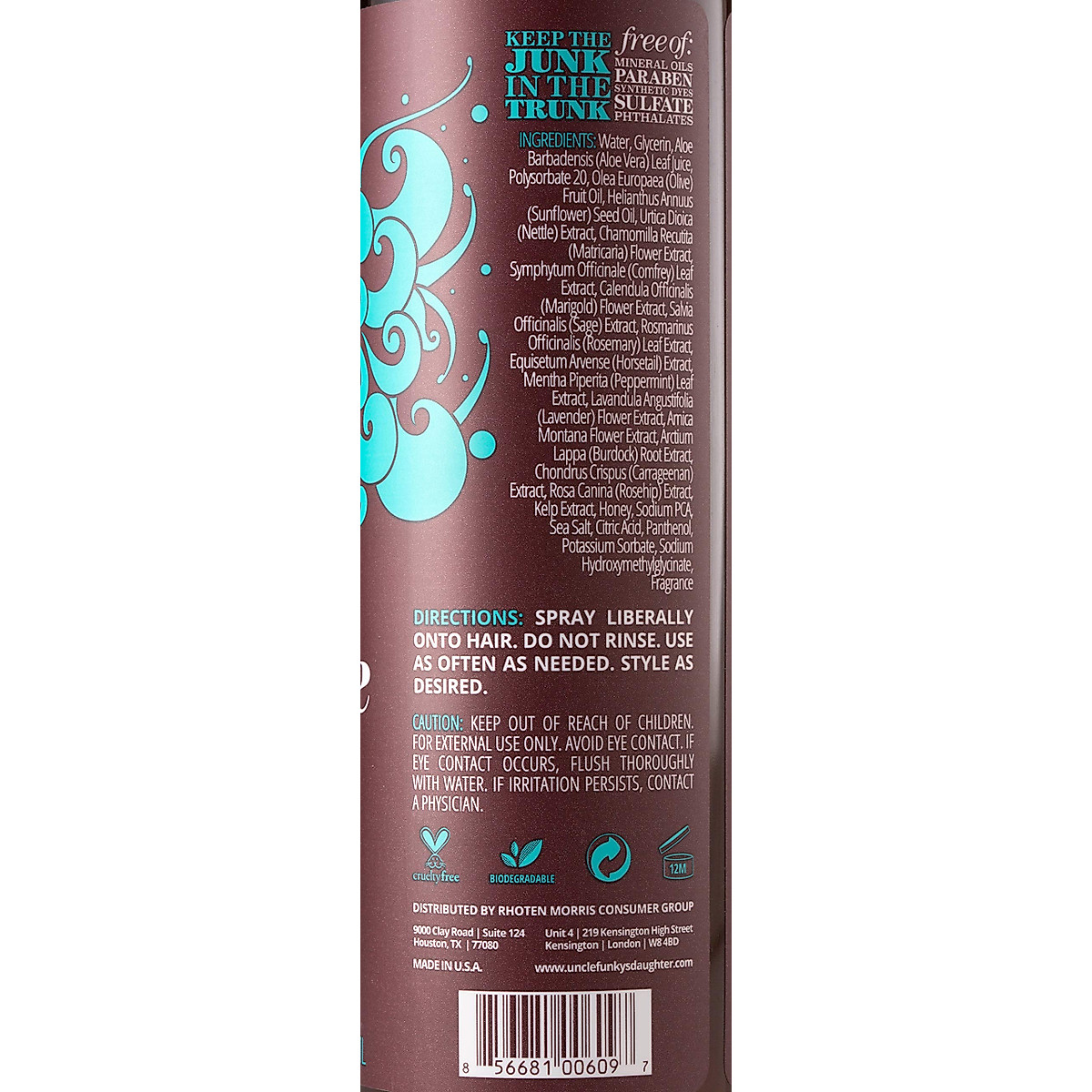 Uncle Funky's Daughter Midnite Train Leave-In Conditioner