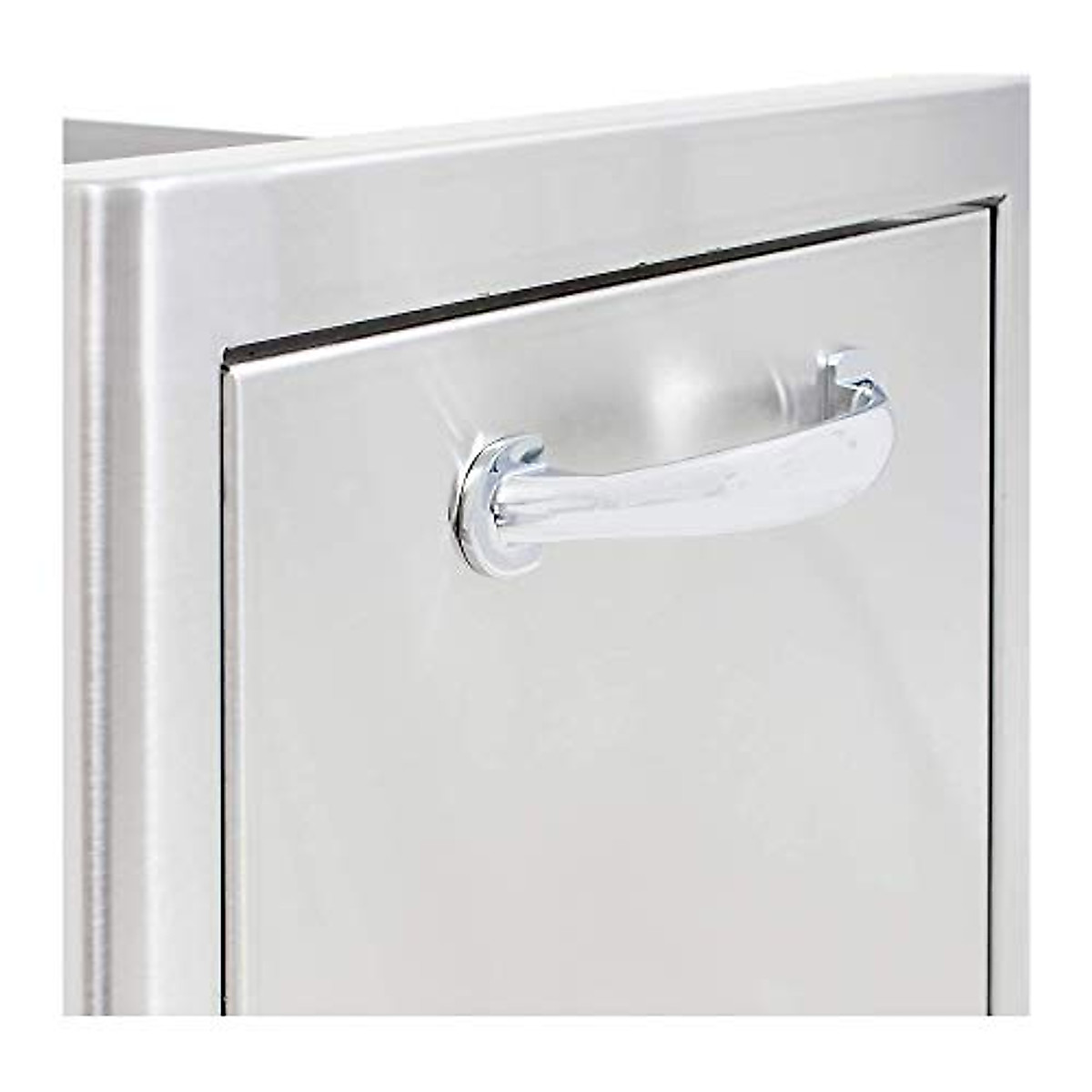 Blaze Narrow Roll Out Trash Bin (BLZ-TRNW-DRW), 26 3/8x13 7/8-inches