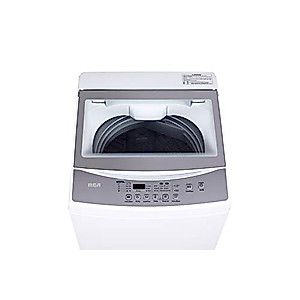 RCA RPW210-C Portable Washer-LED Digital Display Panel-5 Cycles-Top Loading Design-Low Noise Washing Machine, 2.1 cu ft, White