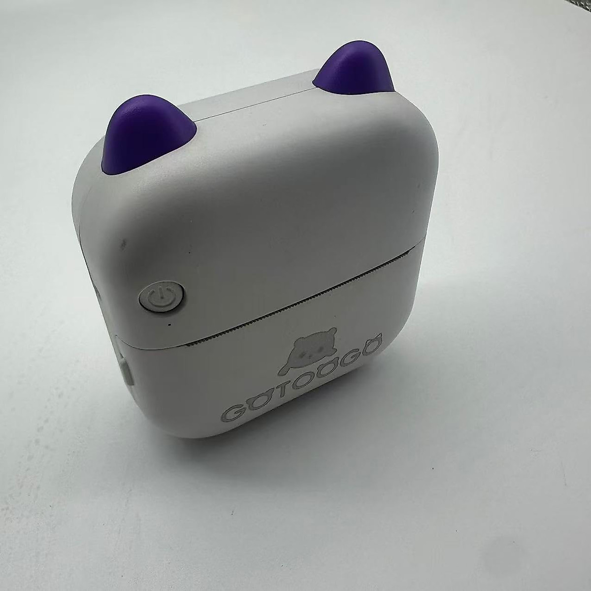 GOTOOGO Mini Sticker Printer,Bluetooth Portable Thermal Inkless Sticker Maker, Free Cut Small Pocket Printer for Pictures,Photos, Journals, DIY Creation, Study Notes, Compatible with iOS&Android