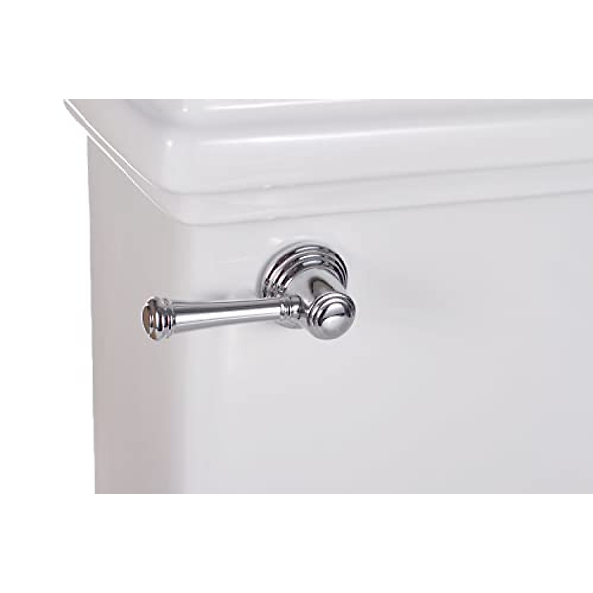 Miseno MNO240C2BWH Miseno MNO240C Santi Two-Piece High-Efficiency Toilet with Elongated Chair Height Bowl - Includes Soft Close Seat, Wax Ring Kit, and Classic Style Tank Lid