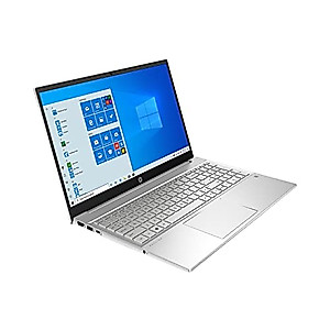 HP Pavilion 15 Business Laptop | 15.6" FHD IPS BrightView Multi-Touch Display | AMD 8-core Ryzen 7 5825U (>i7-1160G7) | 16GB DDR4 512GB SSD | Backlit USB-C HDMI B&O Win11Pro Silver + 32GB MicroSD Card