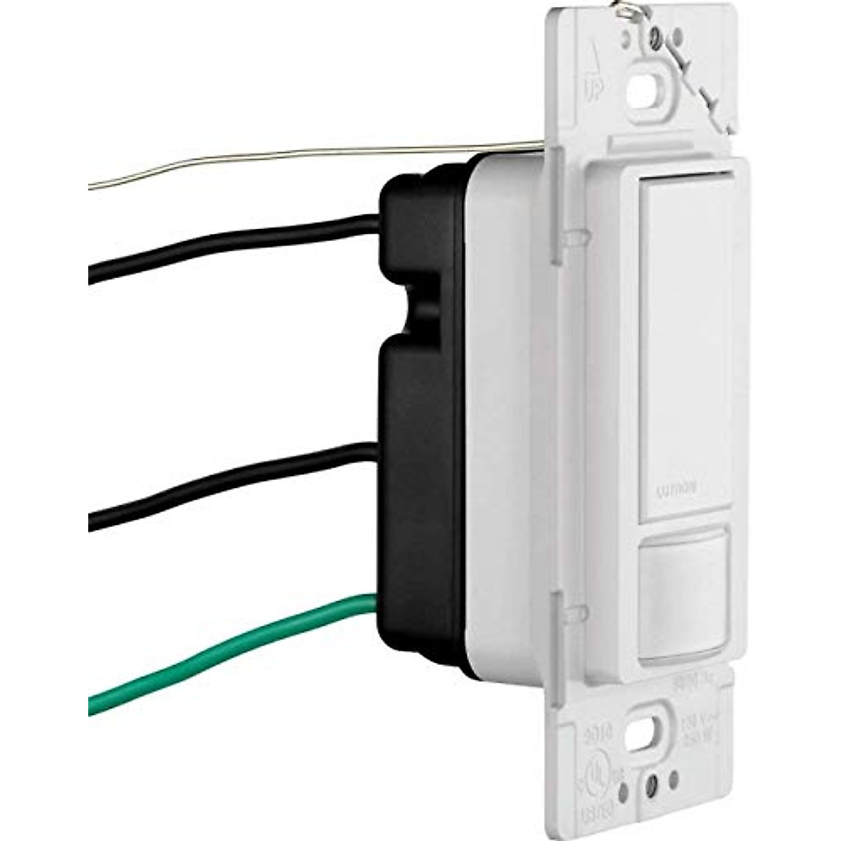 Lutron Maestro Motion Sensor Switch with Wallplate | 2 Amp, Single Pole | MS-OPS2HW-WH | White