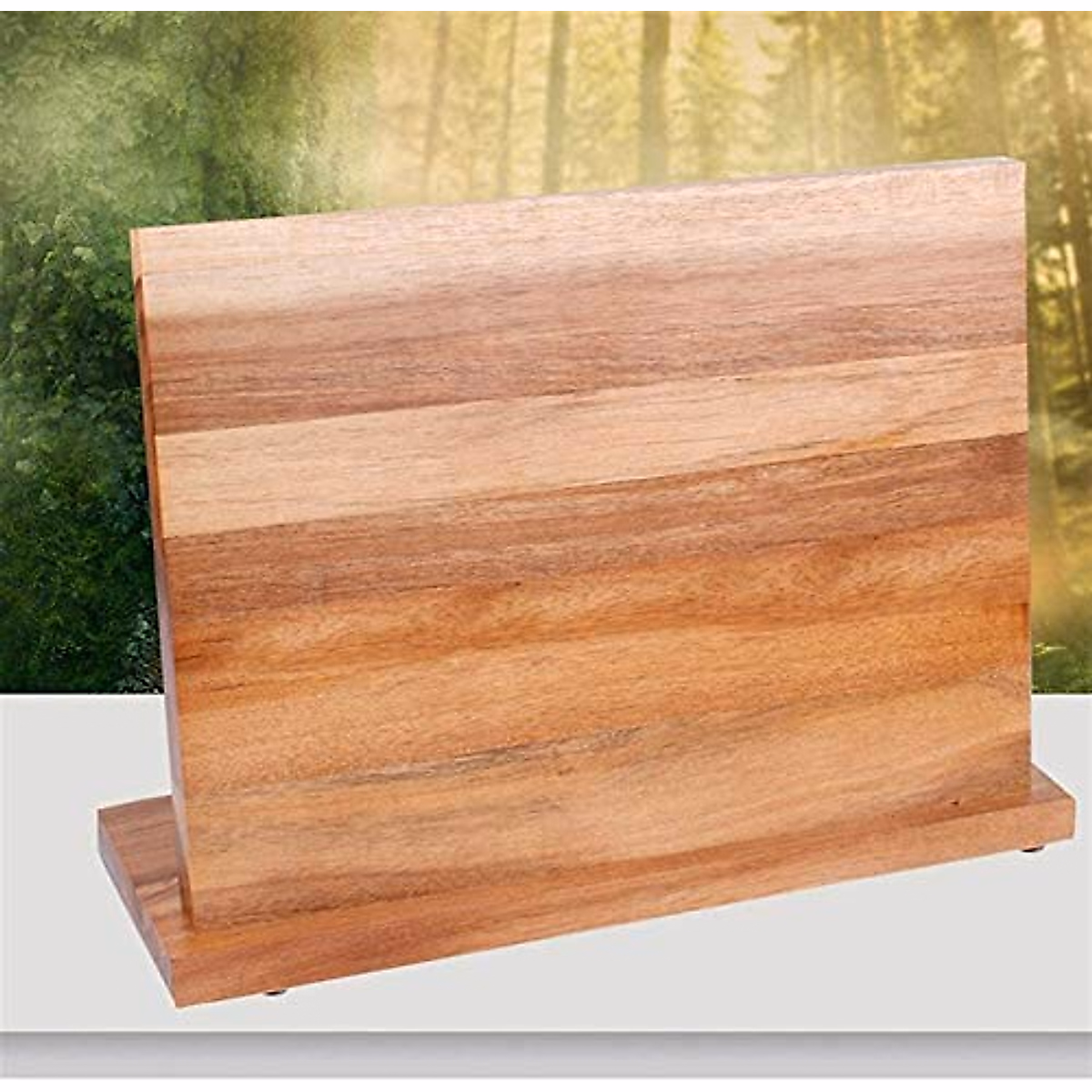 XJXJ Durable Space Saving Practical Wood Magnetic Knife Holder Knife Stand Storage Organizer For Kitchen Home Resturant kitchen knives block set