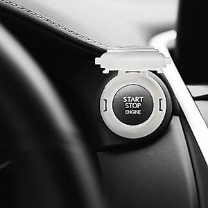 Homoyoyo 4Pcs Children Safety Button Security Lock Child Proof Car Computer Washing Machine Stove Key Start Button Protection Cover Baby Safety Lock Pressing Device