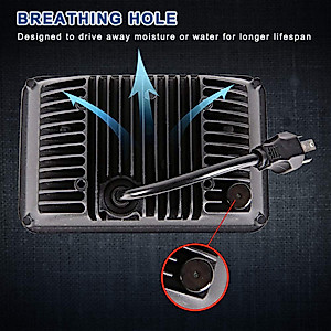 Dot Approved 4x6 Inch LED Headlights Hi/Lo Sealed Beam Replace Projector Rectangular H4651 H4652 H4656 H6545 Headlamp Peterbil KW Kenworth Freightinger Ford Probe Chevy Oldsmobile Cutlass 4PCS