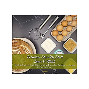 Duzzani Banneton Bread Proofing Basket, Sourdough Starter Kit, Bread Making Kit, sourdough bread, Sourdough Kit, Including a Digital Scale