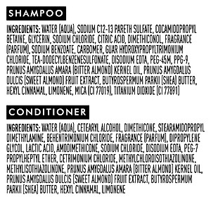 Suave Shampoo and Conditioner Set, Almond & Shea Butter - Moisturizing Shampoo & Conditioner, Dry Hair Treatment, Scented, 12.6 Oz Ea (2 Piece Set)