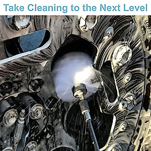 ProSMF Drill Brush Set Car Detailing - Scrub Brush for Drill - Power Scrubber Drill Brush Attachments - Tires - Wheel - Rim - Glass - Carpet - Upholstery - Automotive - Detail - Soft White Bristles