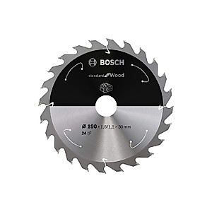 Bosch Professional 2608837708 Blade Standard (for Wood, 190 x 30 x 1.6 mm, 24 Teeth Accessories: Cordless Circular Saw)