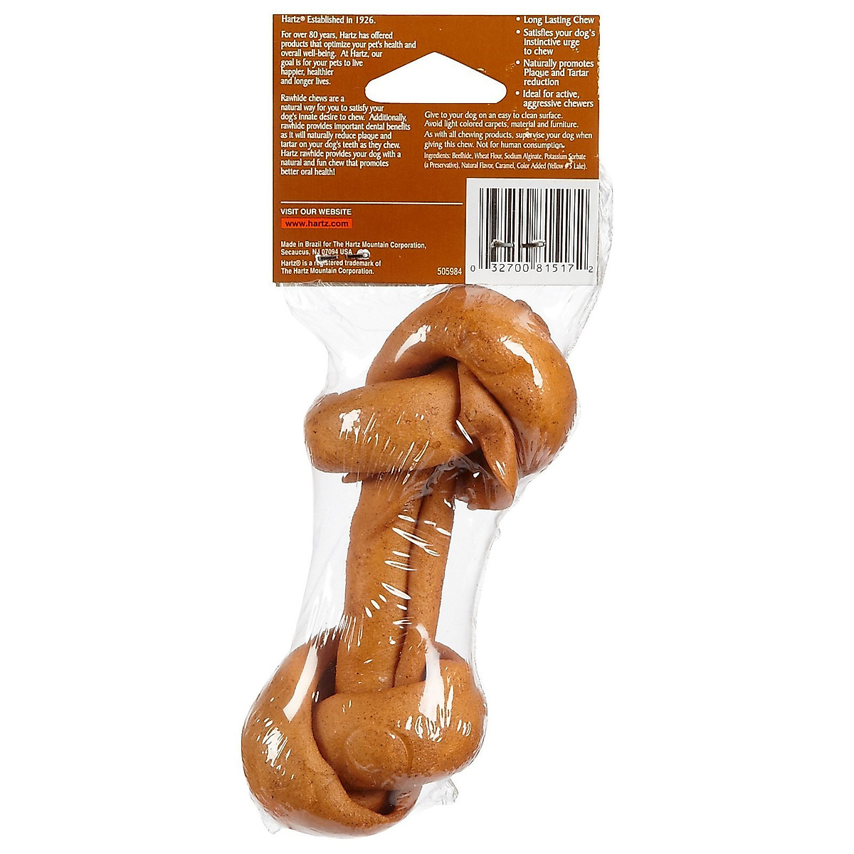 Hartz 5" Rawhide Bone - Chicken