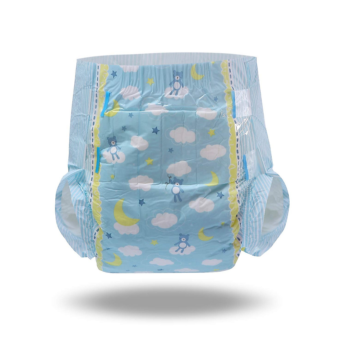 Littleforbig Adult Printed Diaper 40 Pieces (4 Packs) - Little Dreamers (Medium 28"-38")
