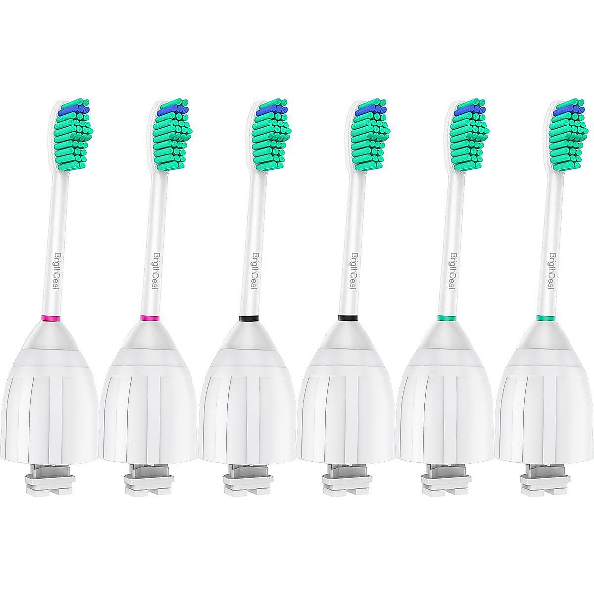 Brightdeal Replacement Brush Heads Compatible with Philips Sonicare Toothbrush Essence Xtreme Elite and Advance HX7022/66, 6-Pack