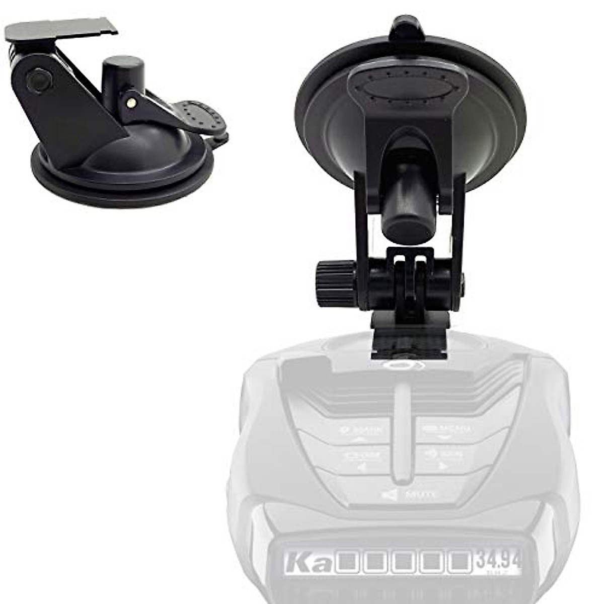 ChargerCity Super Suction Radar Detector Windshield Suction Cup Mount for Cobra XRS 93xx 94xx 95xx 96xx 97xx 98xx 99xx SPX 5300 5400 5500 6500 6600 6700 7700 7800 iRadar Detector