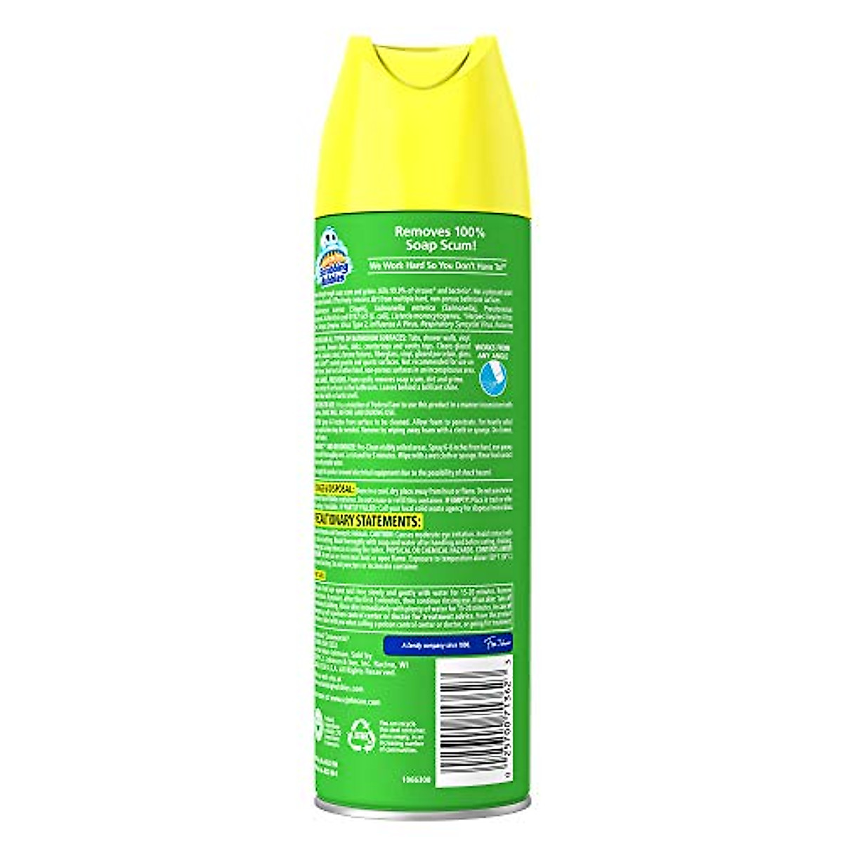 Scrubbing Bubbles Bathroom and Shower Cleaner Aerosol, Foaming Action Bathroom Grime Fighter, Citrus Scent, 20oz (Pack of 1)