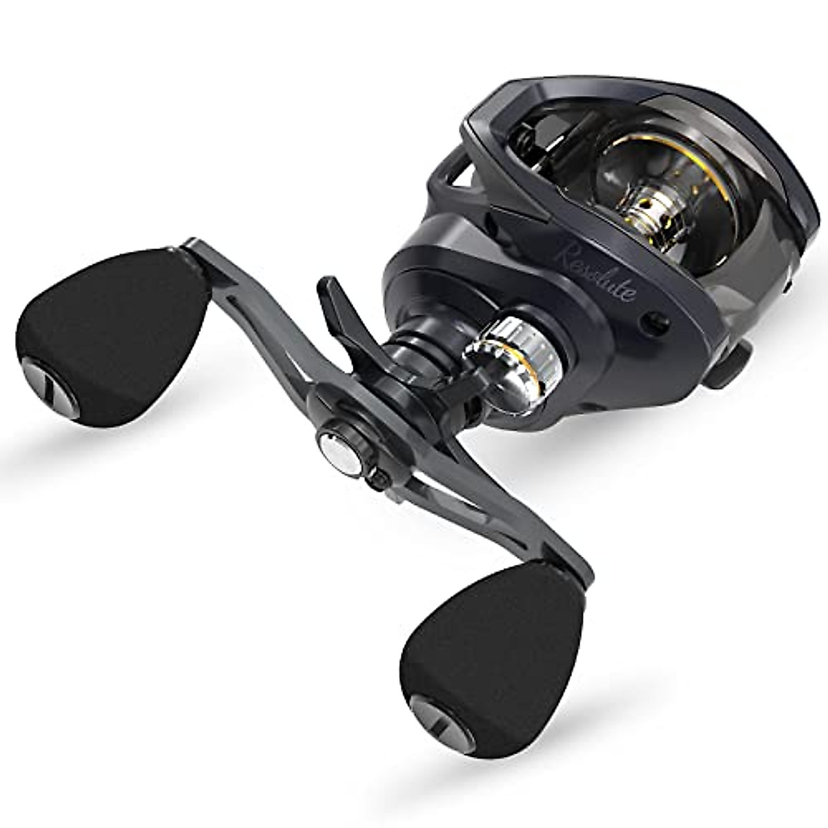 Tempo Resolute Low Profile Baitcasting Reels, Super Smooth Fishing Reel with 9+1 BB, 20 lbs Carbon Fiber Drag,6.7oz Ultralight Baitcaster Reels,5.6:1/6.6:1/7.3:1 Gear Ratio Casting Reel