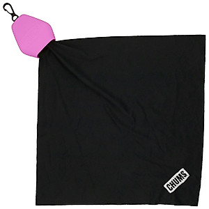 Chums Pouch XL Microfiber Lens Cloth - Portable Lens & Screen Cleaner Cloth Keychain (Very Berry)