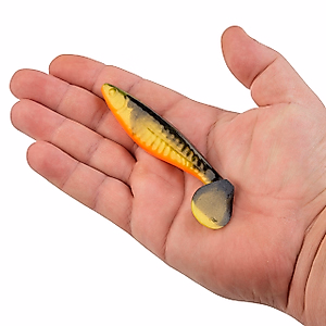 Berkley Powerbait The Champ Swimmer Fishing Soft Bait, Fool's Gold, 4.6"