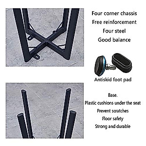 BROHN Conference Reception Room Coffee Table with Chair, Reception Table and Chair Combination Negotiation Table Sales Office Shops Meetings Small Round Tables Office Conference Tables (Color : Red)