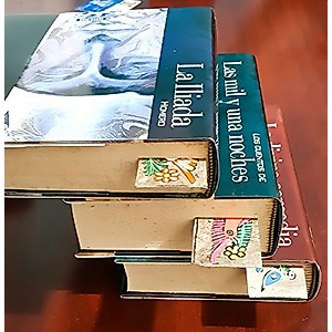 Amate Bookmarks by Jacq & Jürgen 5 Pack Hand Painted Mexican Unique Art