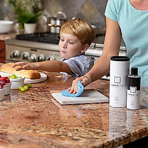 SimpleCoat Natural Stone and Stainless Steel Sealer | Countertop Sealer | 8oz