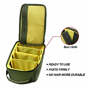 Portable Fishing Reel Storage Bag Fly Lure Line Tackle Gear Organizer Zipper