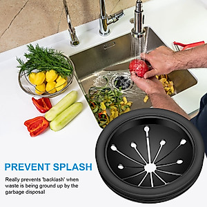 Garbage Disposals Splash Guard, Sink Stopper Garbage Disposal Splash Guards, Kitchen Sink Drain Splash Guard, Rubber,Splash Guard, Sink Baffle, Sink Rubber Guard, Splash Guard for Sink