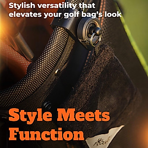 Frogger Golf Bag Latch-It Accessory Attachment System for Golf Bags – Magnetic Clip to Easily Attach Golf Towels, Brushes, Rangefinders and More