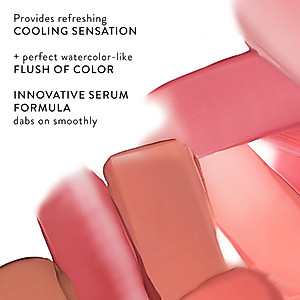 LAURA GELLER NEW YORK Serum Blush Tint, Lightweight Liquid Blush for Cheeks, Weightless Watercolor Sheer Finish, Practical Pink