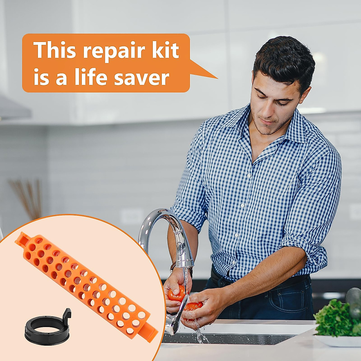 RP80977 Magnet Replacement Kit for Delta Kitchen Faucet, Faucet Plumbing Replacement Parts for Delta Faucet Repair Parts