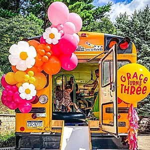 Orgnafey Hot Pink and Orange Balloon Garland Arch Kit 166pcs Pastel Light Pink and Metallic Silver Balloons For Tropical Party Supplies Summer Party Wedding Engagement Baby Shower Birthday Decorations