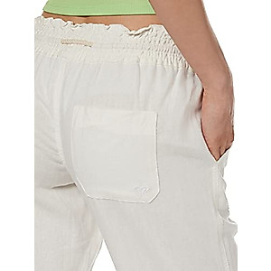 Roxy Women's Oceanside Pant, Sea Salt X-Large