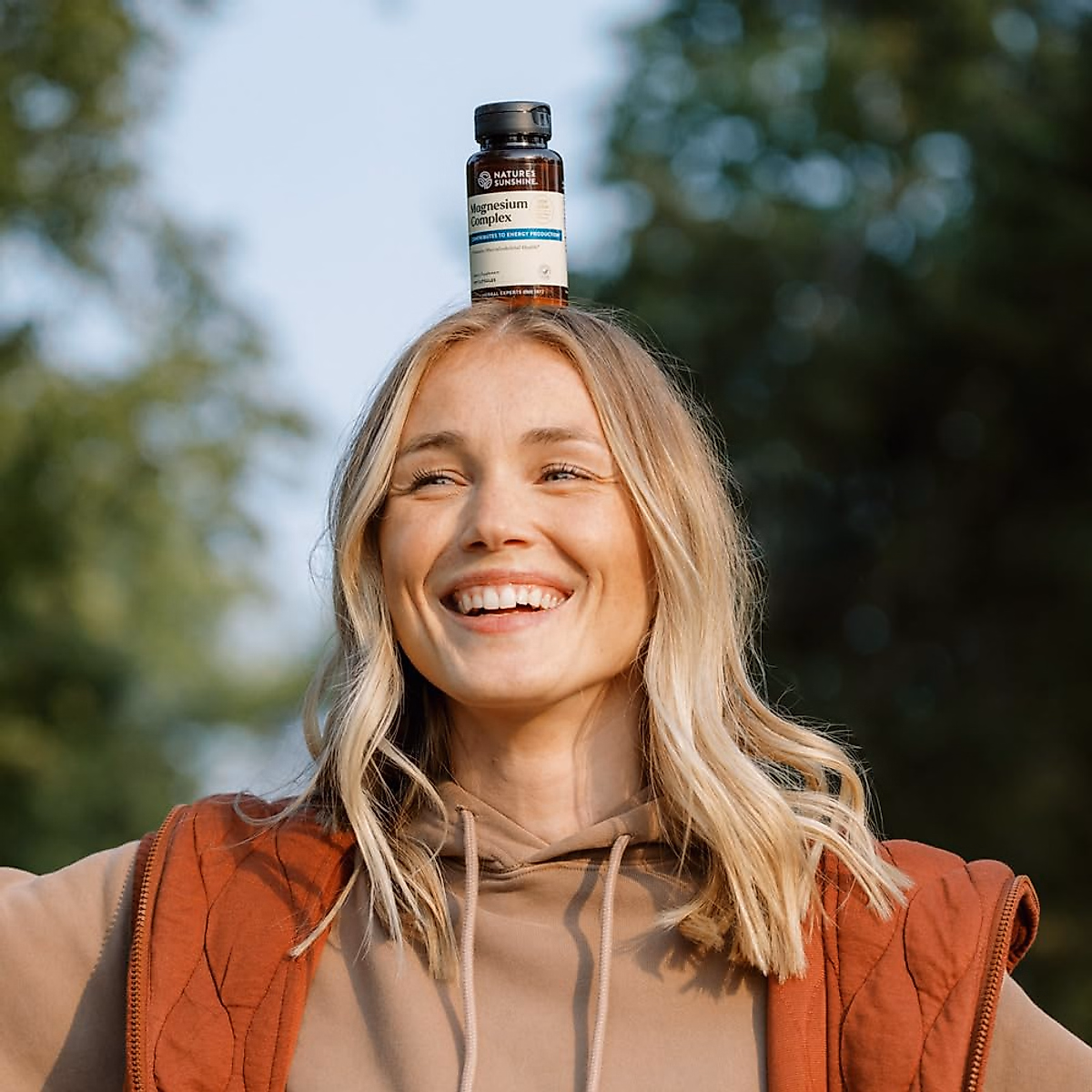 Nature’s Sunshine Magnesium Complex - High Potency Magnesium Supplement with Citrate & Malate for Relaxation, Optimal Absorption, Muscle Function, Energy Production - 50 Servings (100 Capsules)