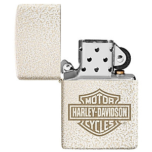 Zippo Harley-Davidson Logo Mercury Glass Pocket Lighter