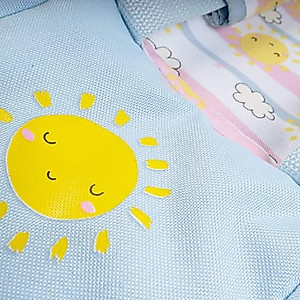 ADORA Baby Doll Carrier with Color-Changing Design, Adjustable Strap and Machine Washable Material, Fits Dolls & Stuffed Animals Up to 20 inches, Birthday Gift for Ages 2+ - Sunny Days