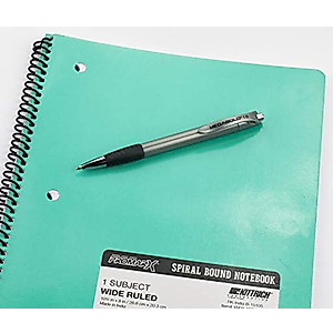 Promarx Megabold Retractable Ballpoint Pens with Comfort Grip, 1.6 mm, Black, 3 Count