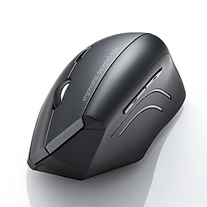 SANWA Bluetooth Ergonomic Mouse, Optical Vertical Mice, for Large Hands, Reduce Wrist Strain, (800/1200/1600 DPI, 6 Buttons) Compatible with MacBook, Laptop, Windows, Mac OS, Android, GMAERGBT15