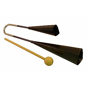 Suzuki Musical Instrument Corporation AB-200 Agogo Bells with Wood Strikers