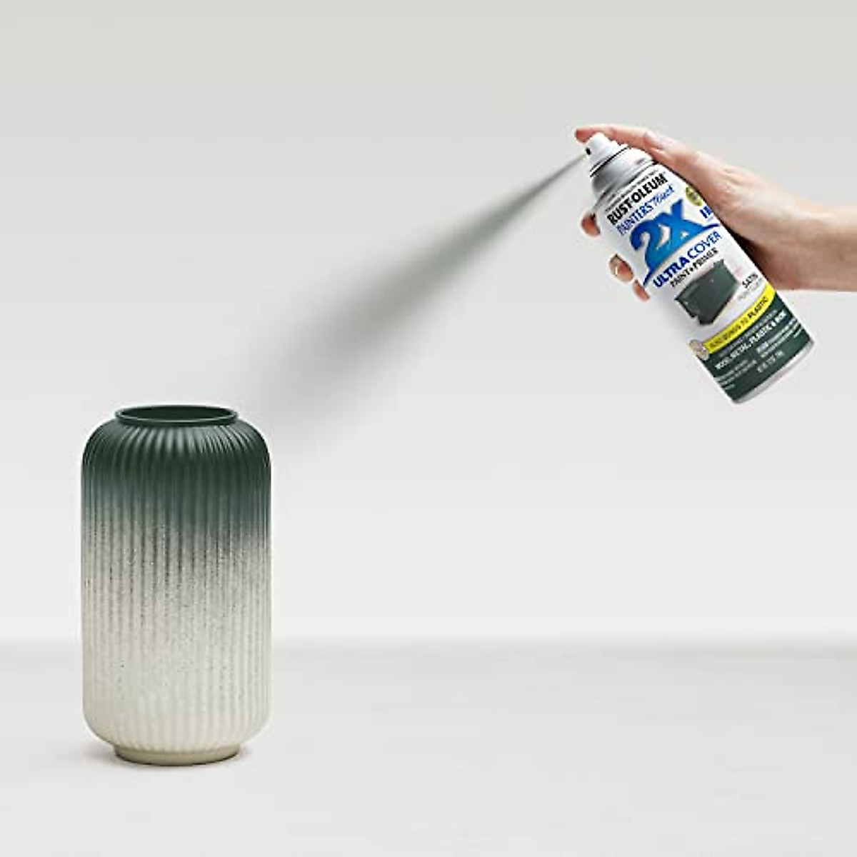 Rust-Oleum 249074 Painter's Touch 2X Ultra Cover Spray Paint, 12 oz, Satin Hunt Club Green (Pack of 2)