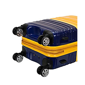 Rockland Melbourne Hardside Expandable Spinner Wheel Luggage, Two Tone Navy, Carry-On 20-Inch