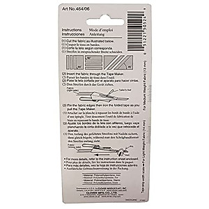 Clover Bias Tape Maker Width: 6mm, 6.00mm, Green